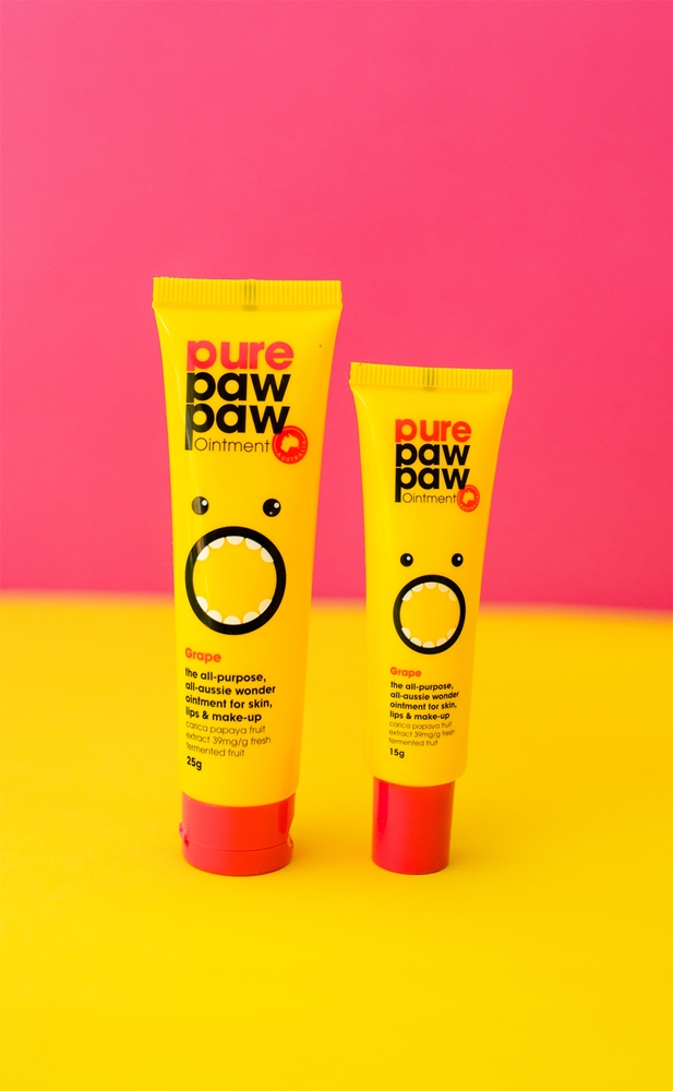 Pure Paw Paw Grape moisturising balm for lips and dry areas (gift set ...