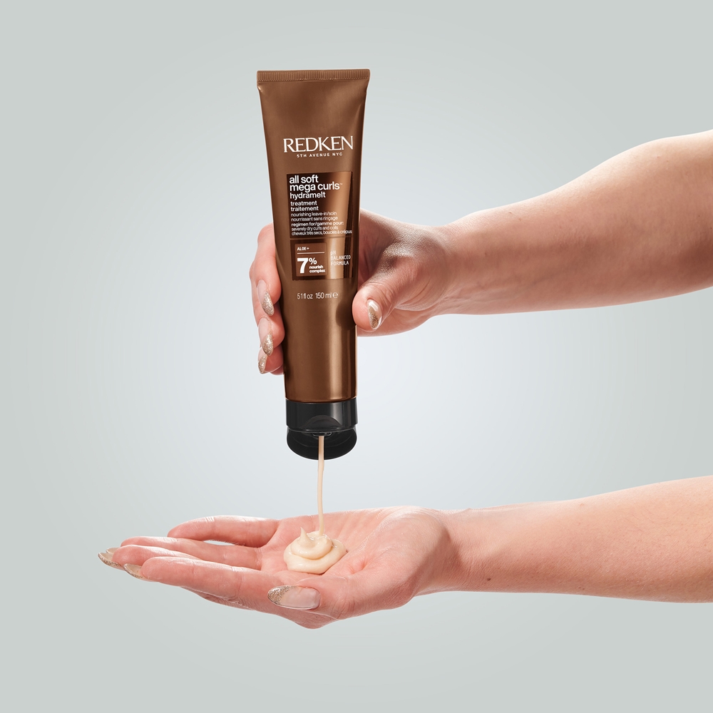 Redken All Soft Mega Curls Smoothing Cream for Curly and Stubborn Hair ...