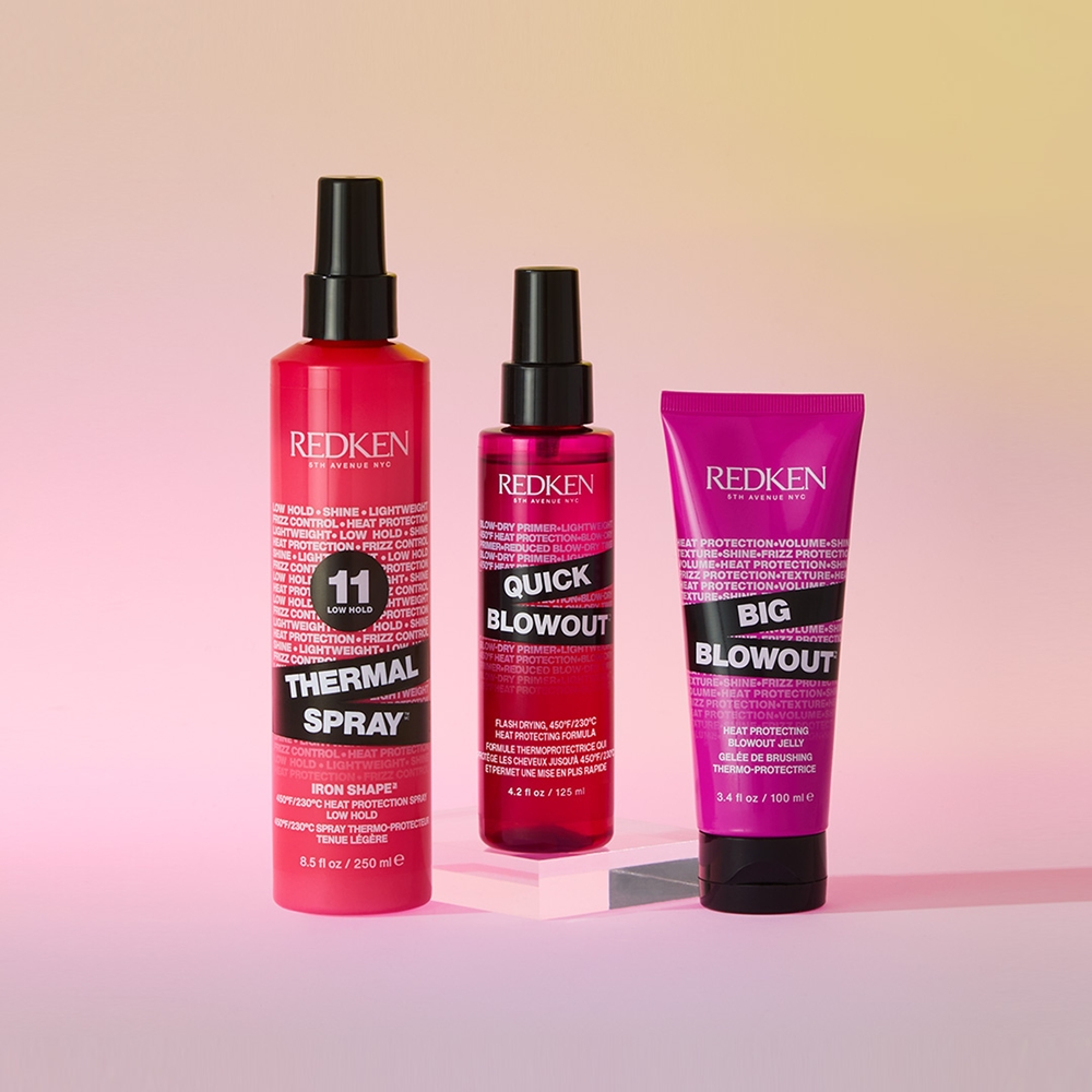 Redken Thermal Spray styling protective hair spray for heat hairstyling ...