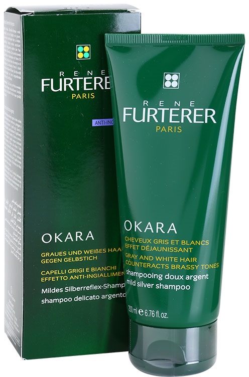 Rene Furterer Okara Protect Color schonendes Shampoo für graues Haar ...