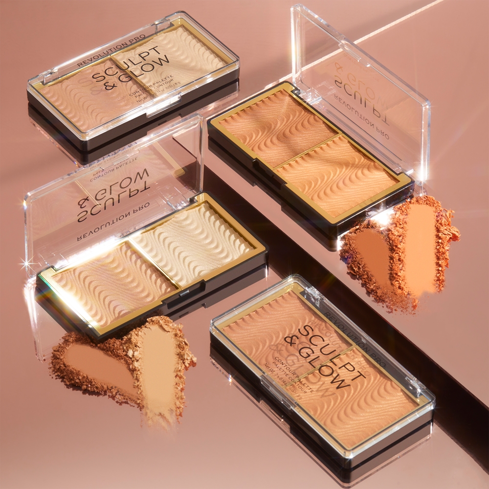 Revolution PRO Sculpt And Glow Contouring and Highlighting Palette ...