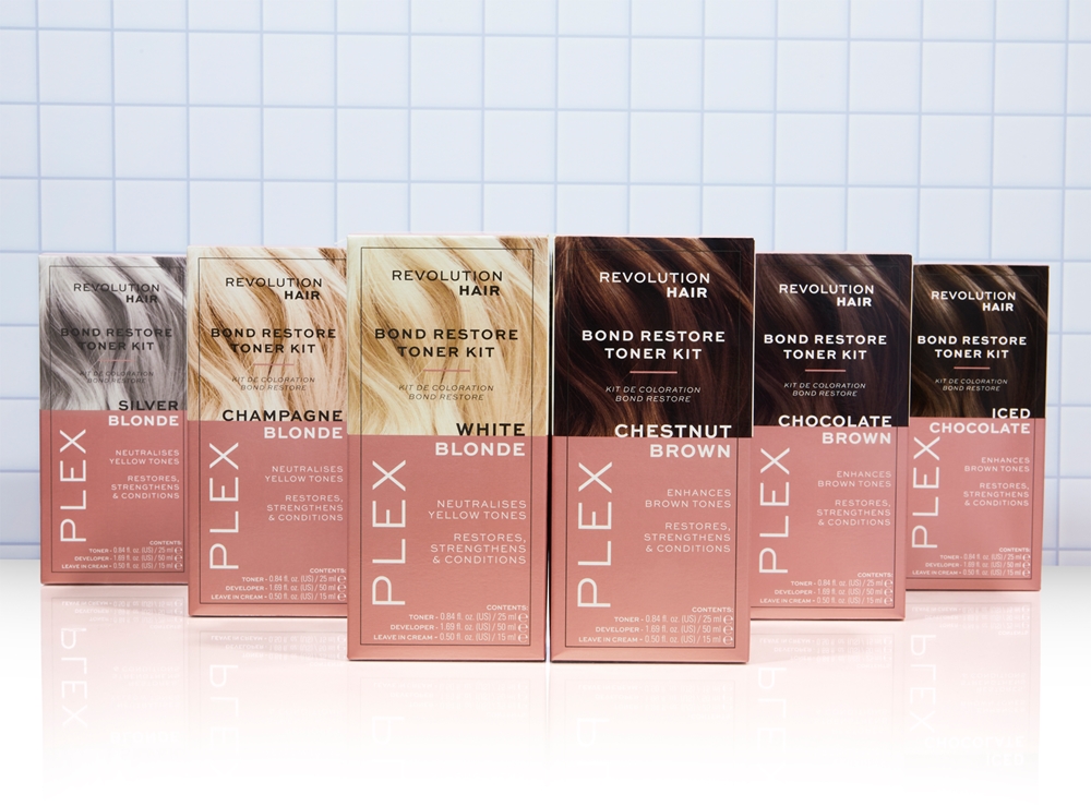 Revolution Haircare Plex Bond Restore Kit set for hair colour ...