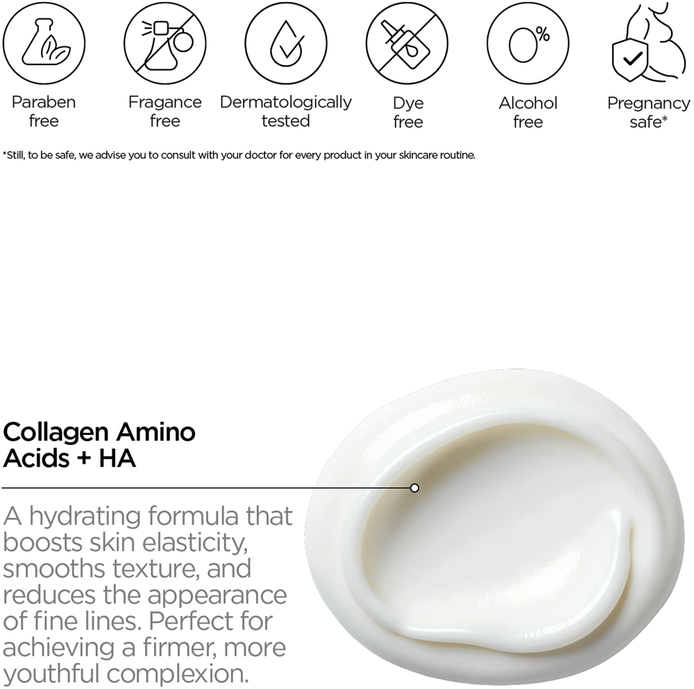 Revox B77 JUST Collagen Amino Acids + HA emulsão hidratante para rosto ...