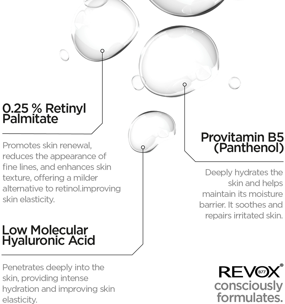 Revox B77 JUST Retinol lotion tonique pour rajeunir la peau | notino.be
