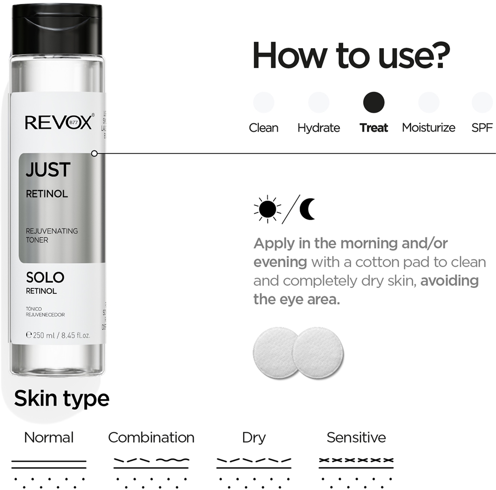 Revox B77 JUST Retinol Näovesi naha noorendamiseks | notino.ee
