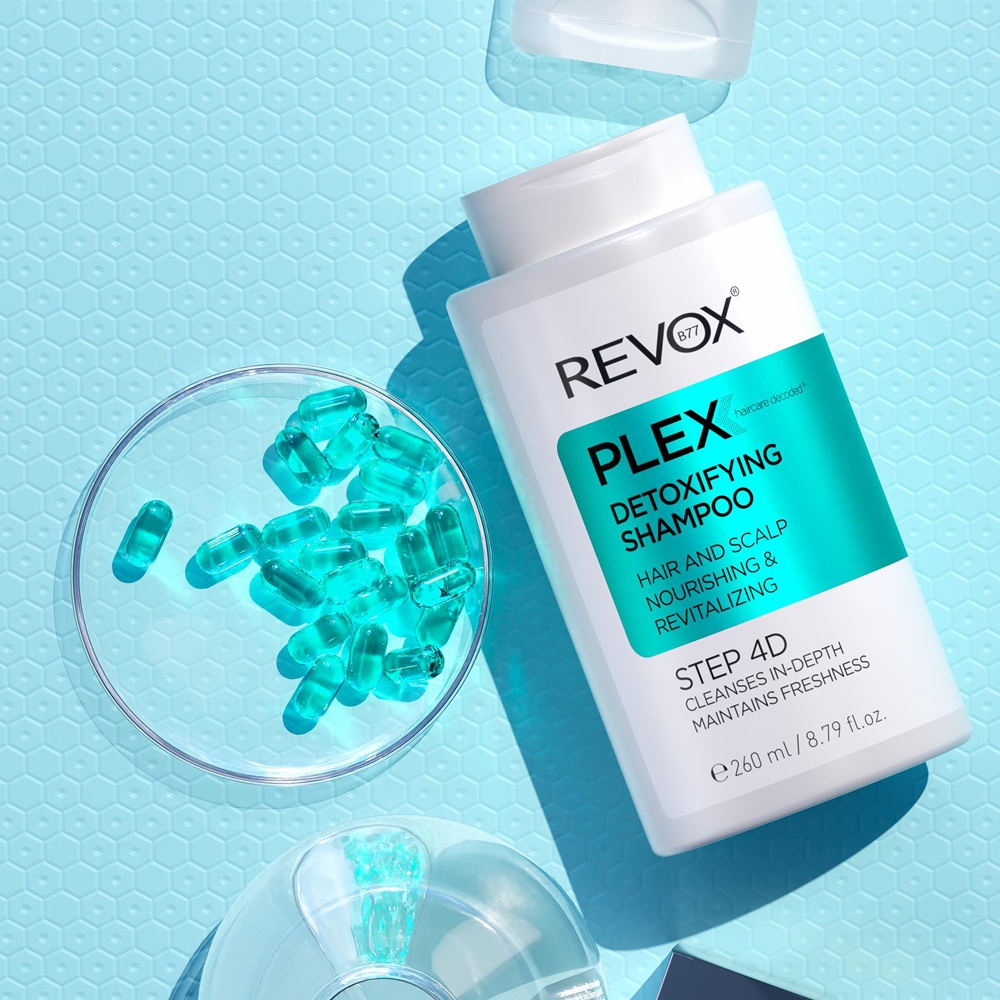 Revox B77 PLEX Detoxifying Shampoo. Step 4D shampoing purifiant ...