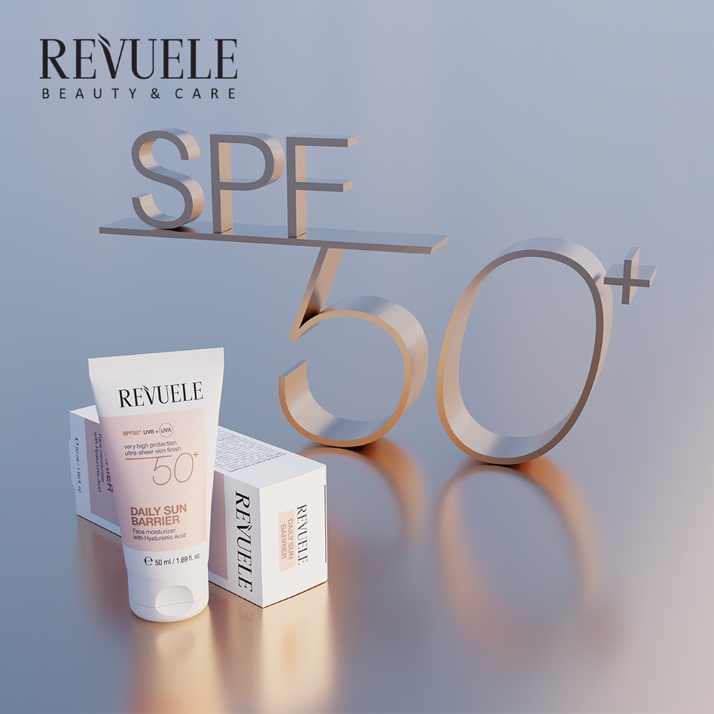 Revuele Daily Sun Barrier SPF 50+ hydratačný pleťový krém SPF 50 ...