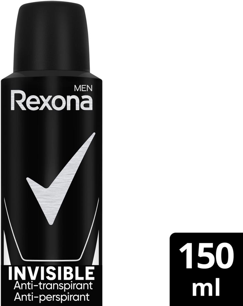 Rexona Invisible on Black + White Clothes Antitranspirant-Spray 48h ...