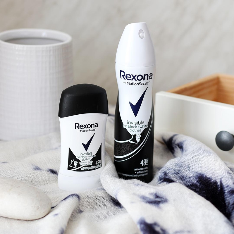 Rexona Invisible on Black + White Clothes Antiperspirant Antiperspirant ...