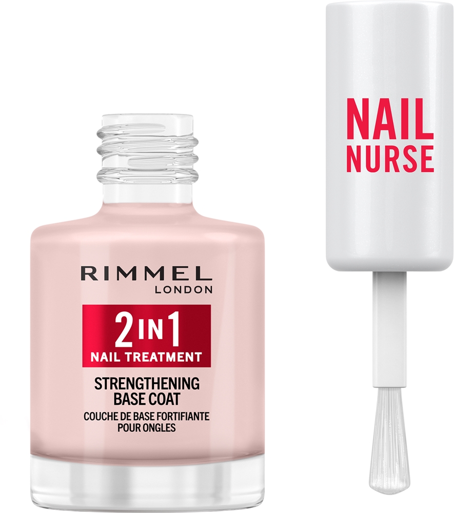 Rimmel Nail Nurse 2-in-1 base coat nail polish with firming effect ...
