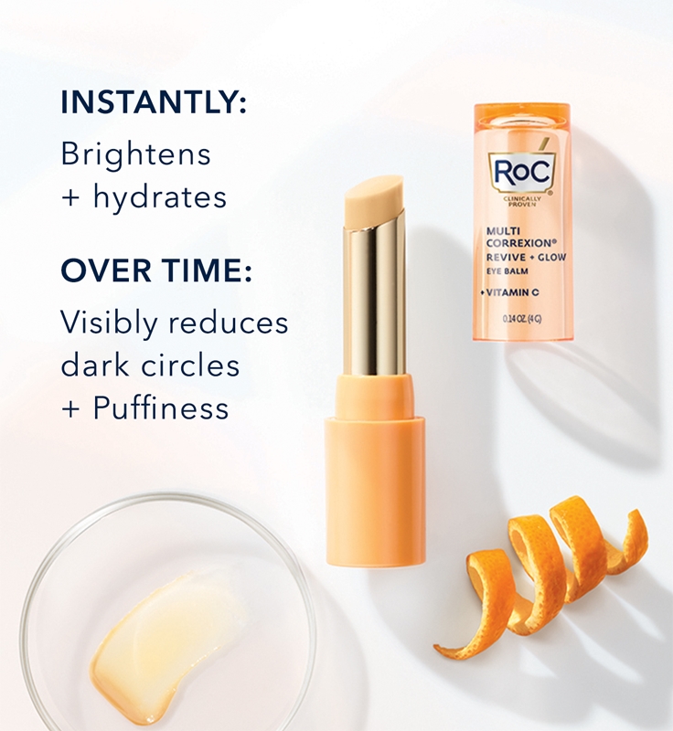 RoC Multi Correxion Revive + Glow Brightening Eye Balm med vitamin C ...