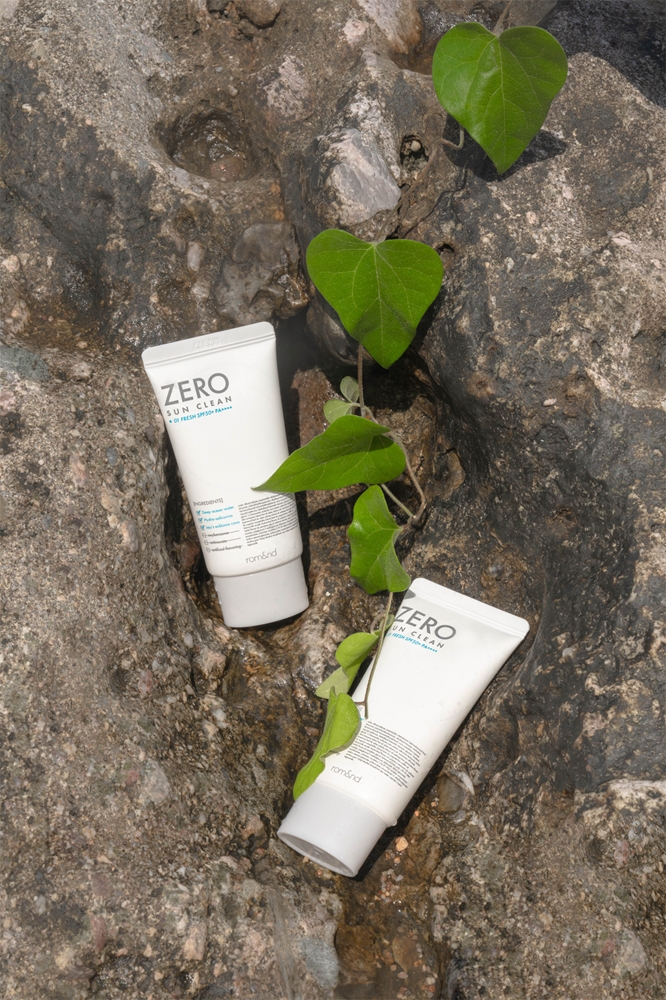 rom&nd Zero Sun Clean mineralinis apsauginis veido fluidas SPF 50 ...