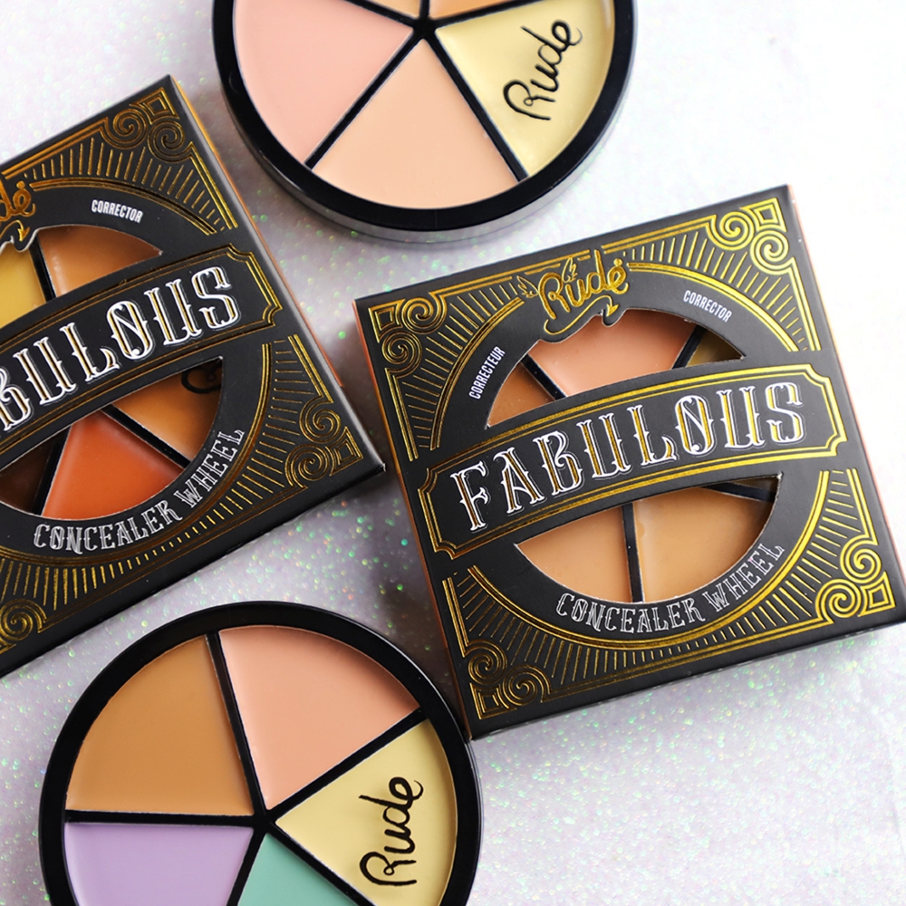 Rude Cosmetics Fabulous Concealer Wheel Concealer Palette | notino.ie