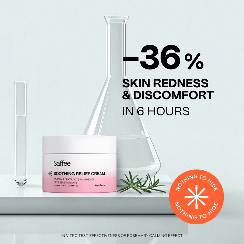 Saffee SensiDerm Soothing Relief Cream успокояващ крем за суха и ...