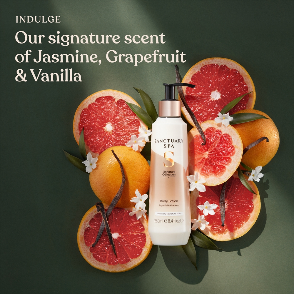 Sanctuary Spa Signature Collection Hydrating Body Lotion with aloe vera ...