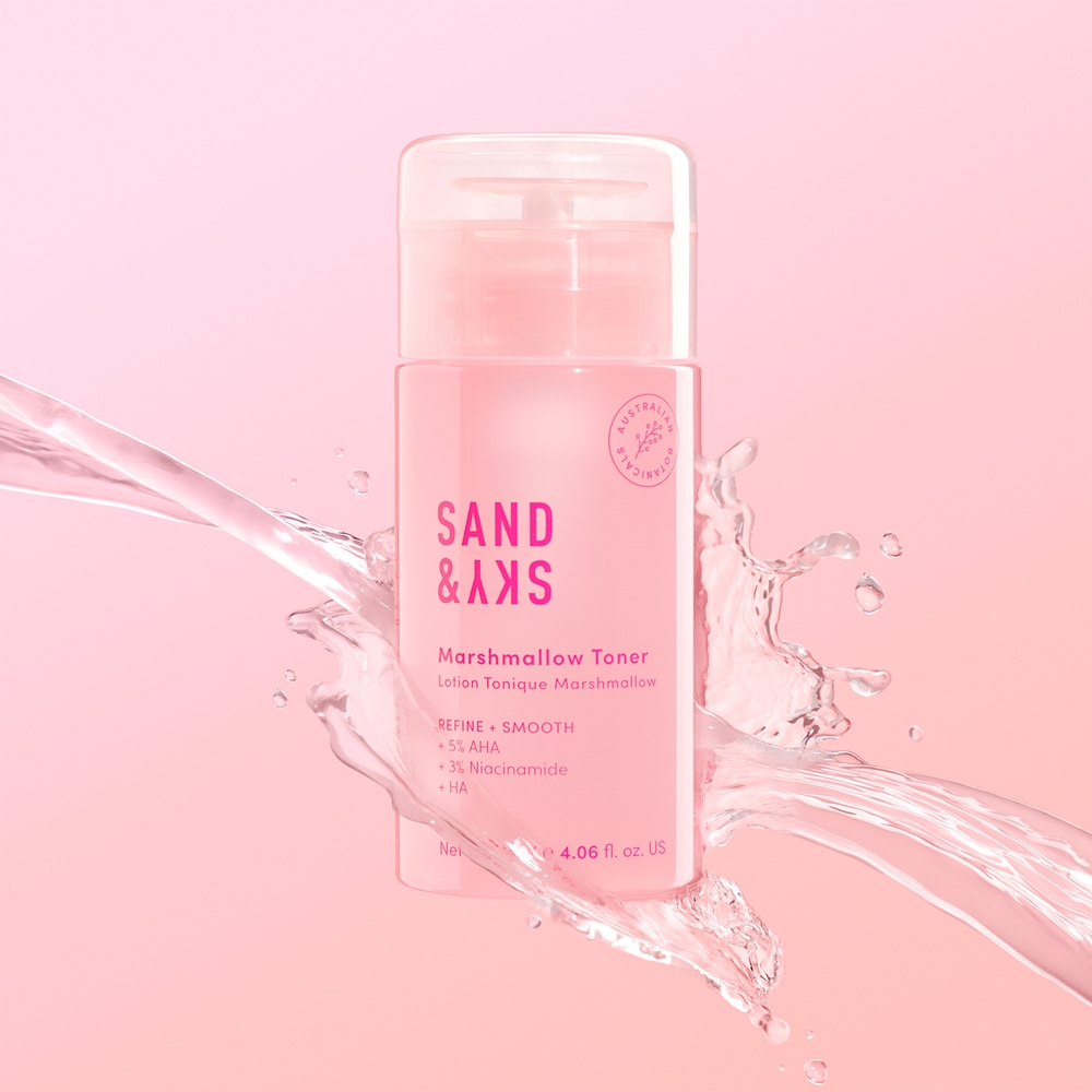 Sand & Sky The Essentials Marshmallow Toner Gentle Exfoliating Tonic ...