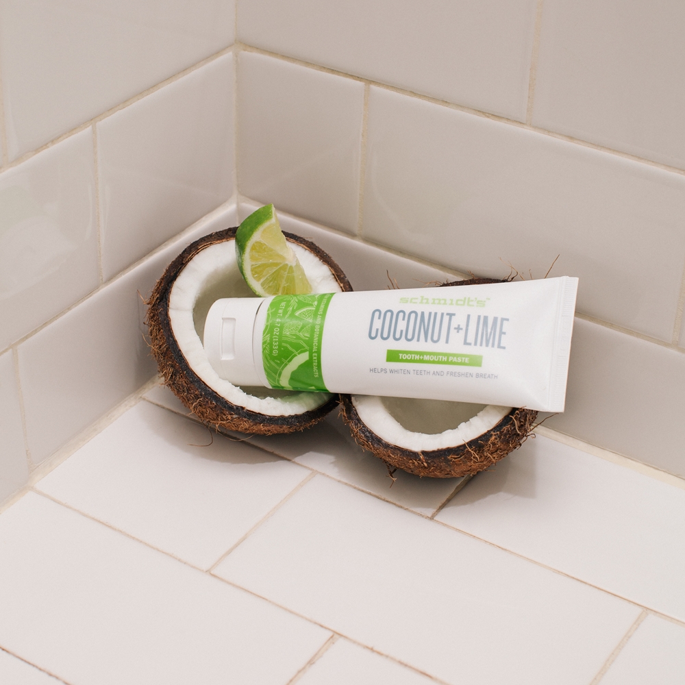 Schmidt's Coconut + Lime Organic Toothpaste | notino.ie