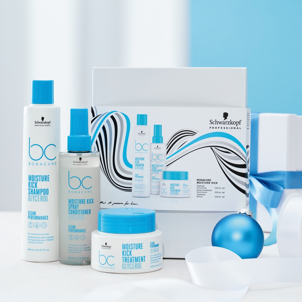 Schwarzkopf Professional BC Bonacure Moisture Kick Set I, (Für normales ...