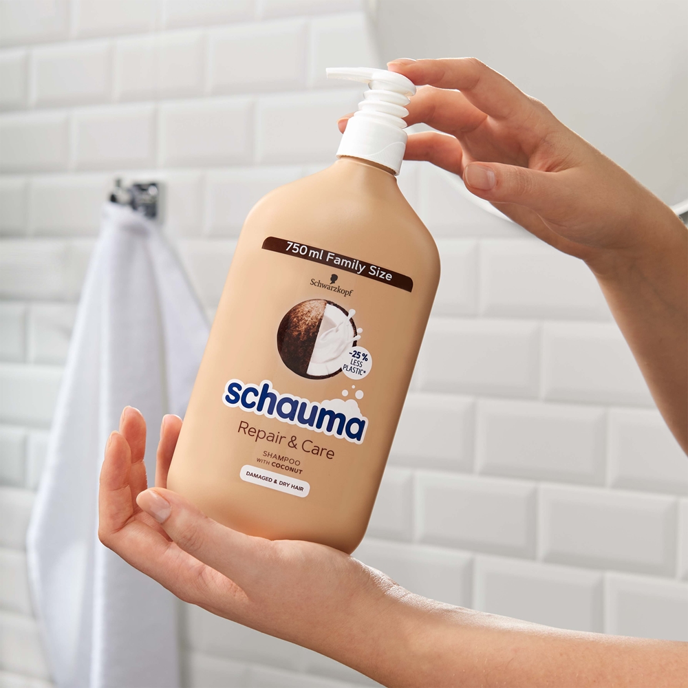 Schwarzkopf Schauma Repair & Care Shampoo for Dry and Damaged Hair with ...