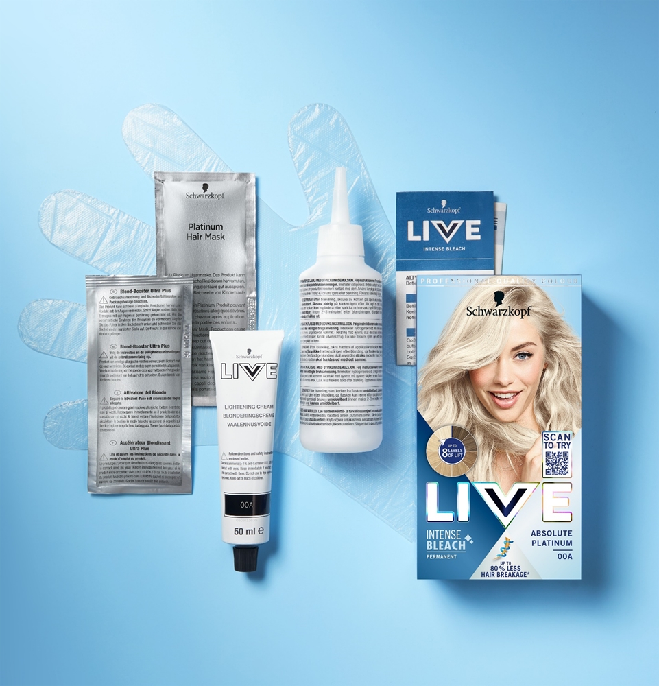 Schwarzkopf LIVE Intense Bleach Farvefjerner til Hår | notino.dk