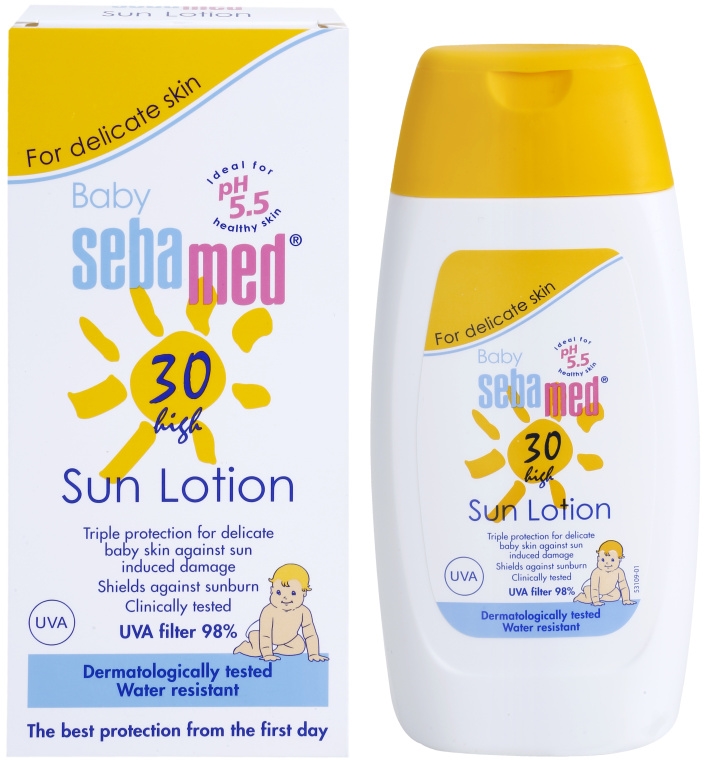Sebamed Baby Sun слънцезащитен крем за деца SPF 30 | notino.bg
