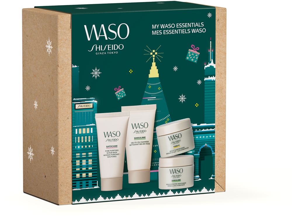 Shiseido Waso Essentials Kit gift set (for radiant-looking skin ...