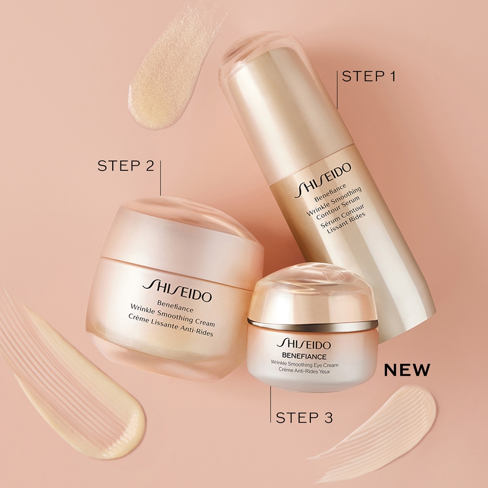 Shiseido Benefiance Wrinkle Smoothing Eye Cream nährende Augencreme zur ...