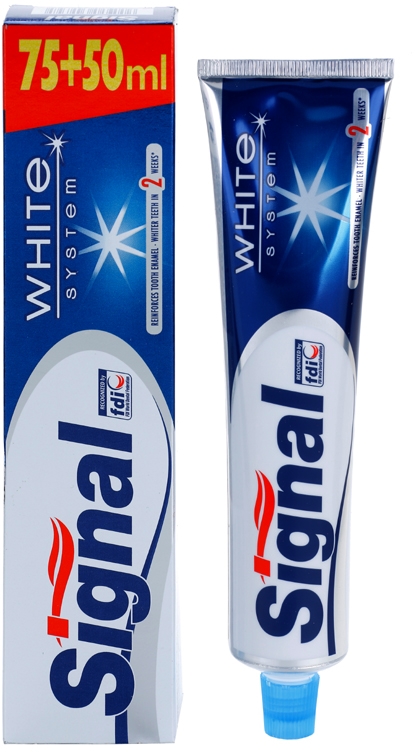 Signal White System Toothpaste with Whitening Effect | notino.dk