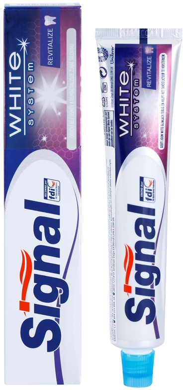 Signal White System Revitalize ремінералізуюча зубна паста з ...