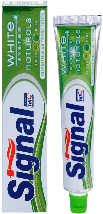 Signal White System Naturals Toothpaste for Naturally White Teeth ...