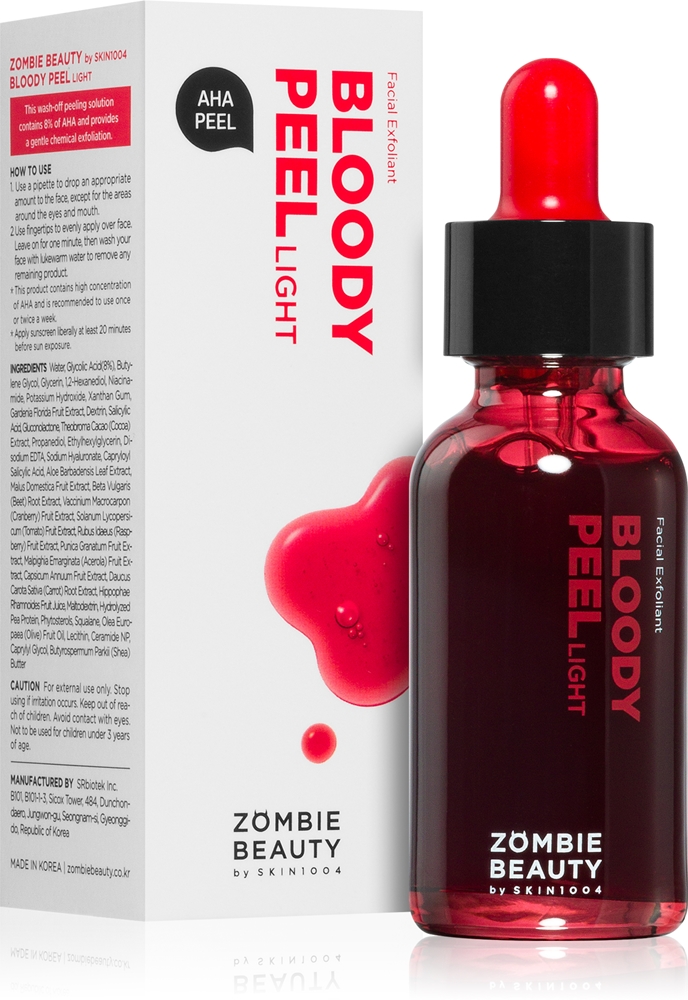 SKIN1004 Zombie Beauty Bloody Peel Light Exfoliating Peeling Serum With ...