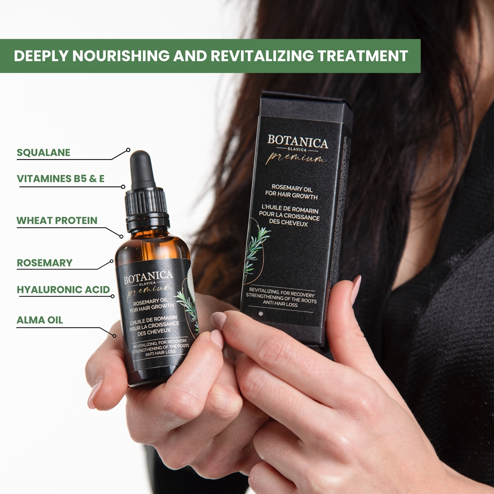 Soaphoria Botanica Slavica Rosemary Oil nourishing oil for hair and ...