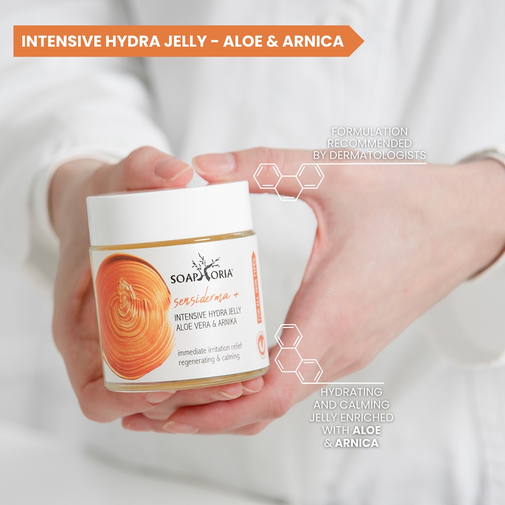 Soaphoria HydraJelly+ Aloe Vera & Arnica Soothing Moisturizing Gel with ...