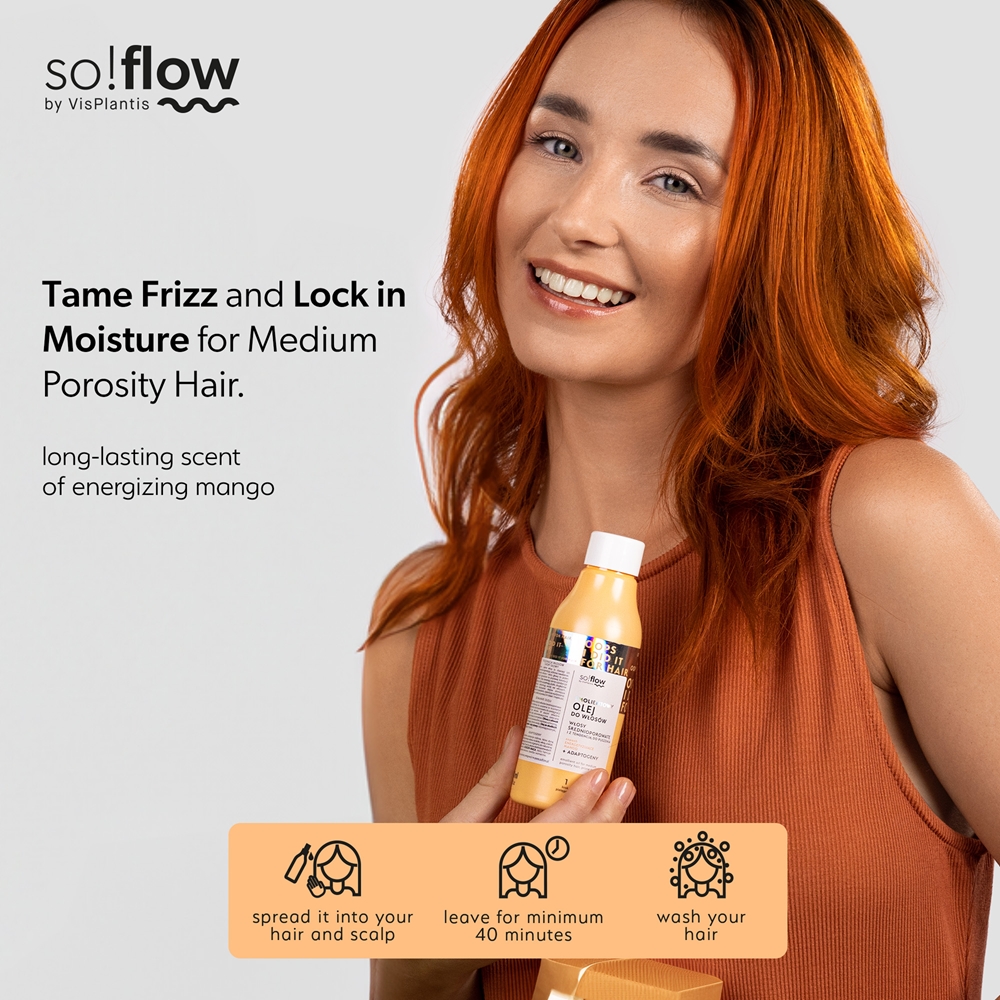 so!flow Medium Porosity Hair Emollient Oil хидратиращо олио против ...