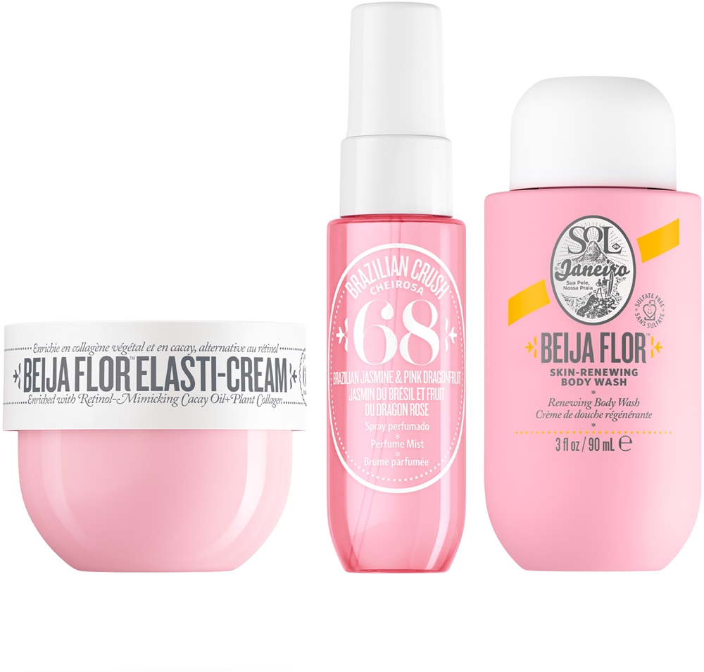 Sol de Janeiro Beija Flor Jet Set set de viaje para el cuerpo para ...