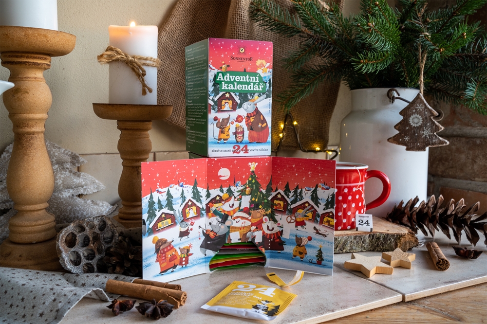SONNENTOR Adventní kalendář porcovaný čaj v BIO kvalitě | notino.cz
