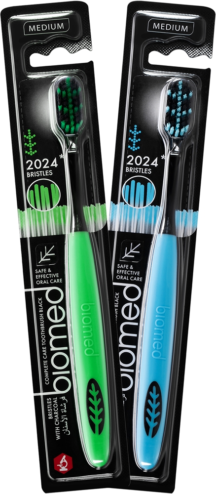 Splat Biomed Black Toothbrush with activated charcoal | notino.ie