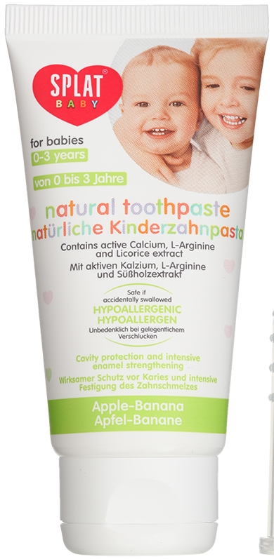 Splat Baby natural toothpaste with massage brush for kids | notino.co.uk