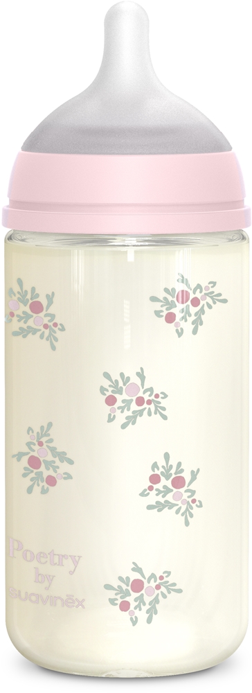 Suavinex Poetry SX Pro Physiological Glass M glass baby bottle | notino.ie