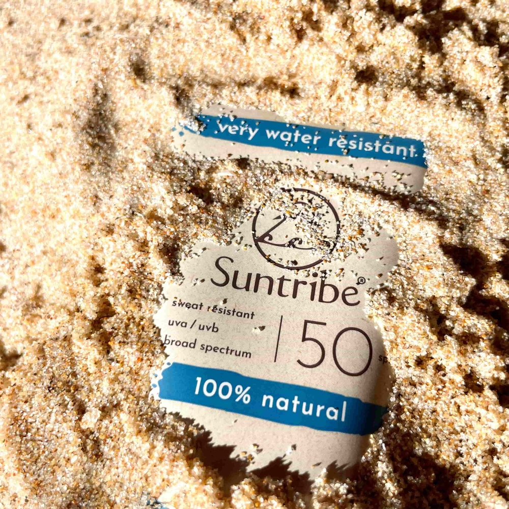 Suntribe Mineral Sunscreen Creme corporal e facial mineral protetor SPF ...