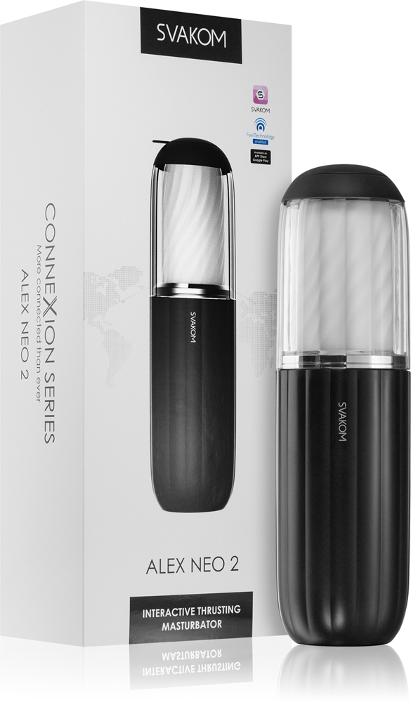 Svakom Connexion Series Alex Neo 2 Interactive Throbbing Masturbator