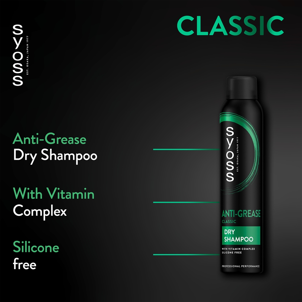 Syoss Anti Grease Dry Shampoo for rapidly oily hair | notino.ie