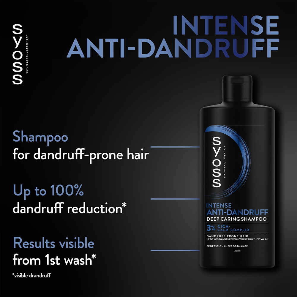 Syoss Intense Anti-Dandruff anti-dandruff shampoo for dry and itchy ...
