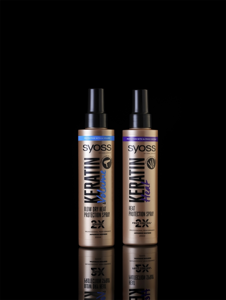 Syoss Keratin heat protection hair spray for maximum volume | notino.co.uk