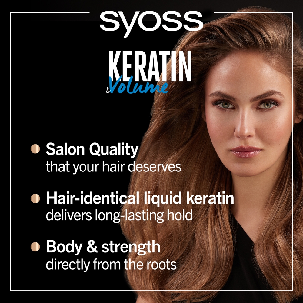 Syoss Keratin heat protection hair spray for maximum volume | notino.co.uk