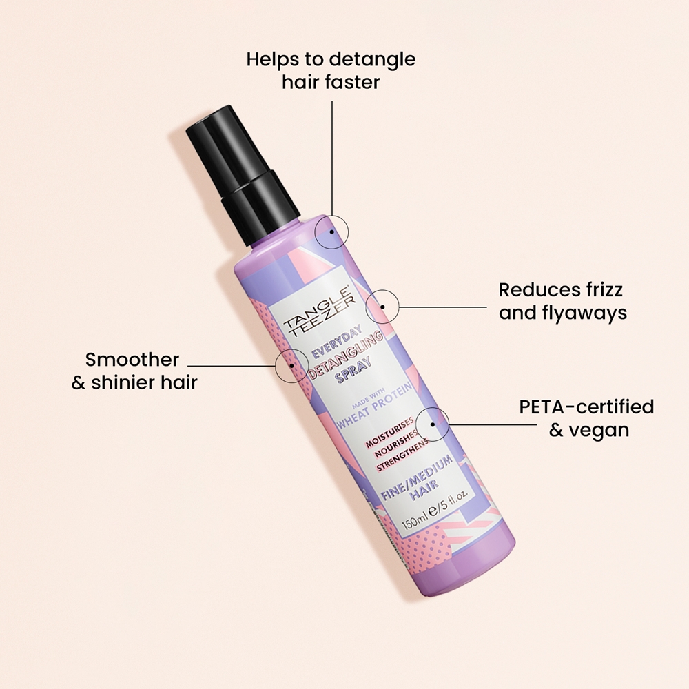 Tangle Teezer Everyday Detangling Spray Easy-Comb Spray for Normal and ...