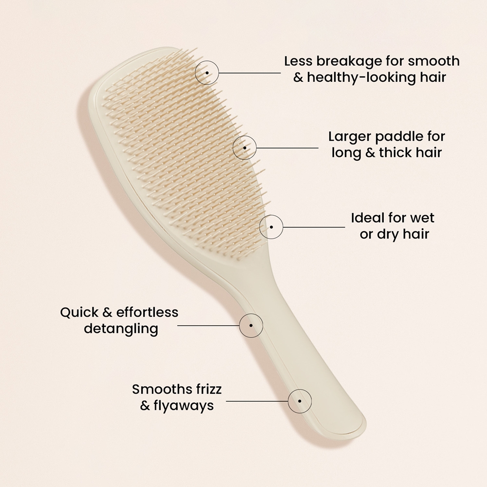 Tangle Teezer Large Ultimate Detangler Vanilla spazzola piatta grande ...