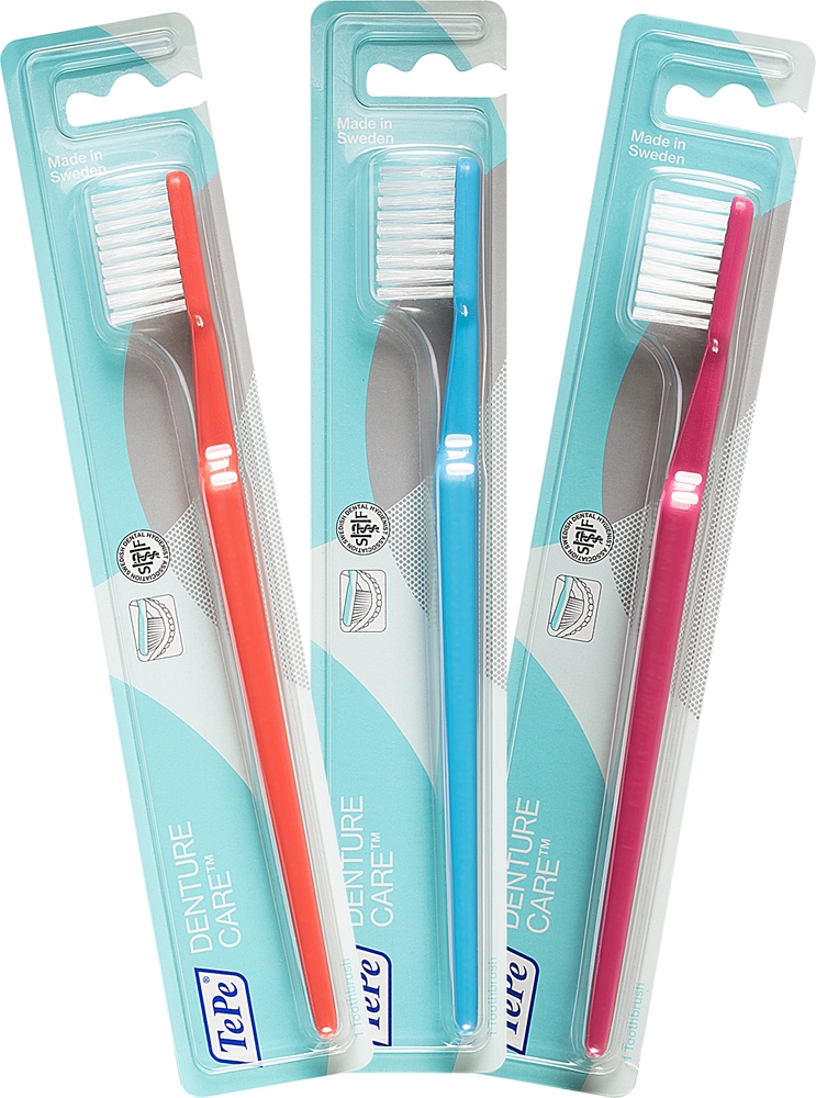TePe Denture Care Toothbrush for cleaning implants | notino.ie