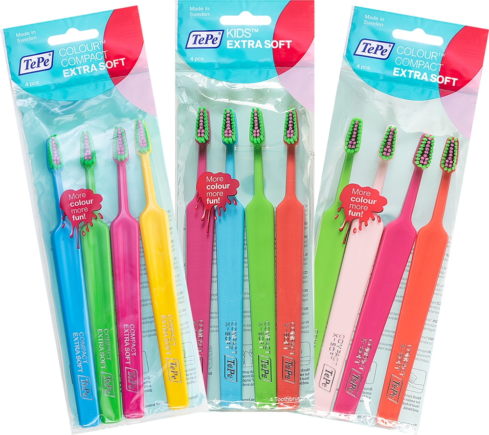 TePe Colour Compact extra soft toothbrushes | notino.co.uk