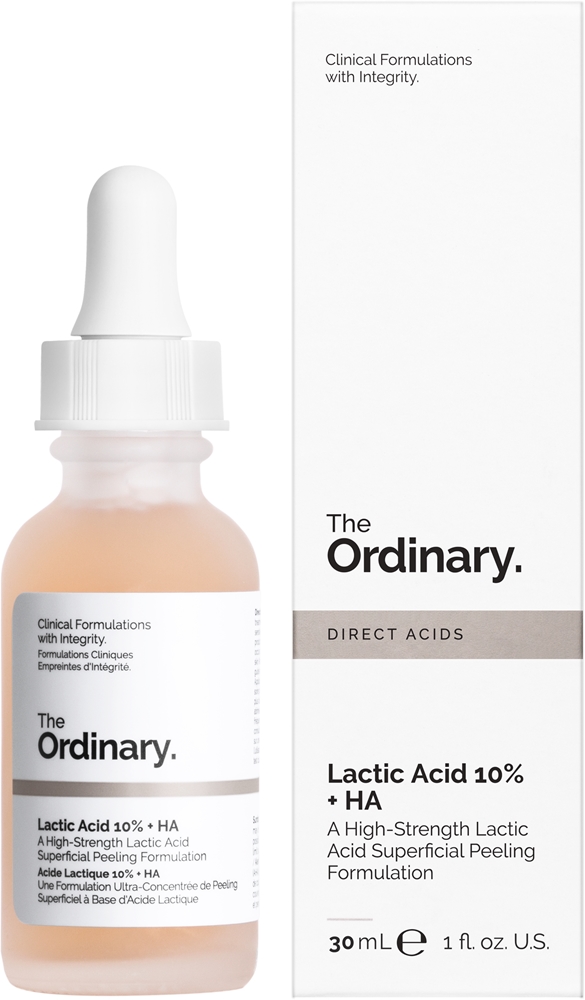 The Ordinary Lactic Acid 10% + HA sérum exfoliant lissant | notino.fr
